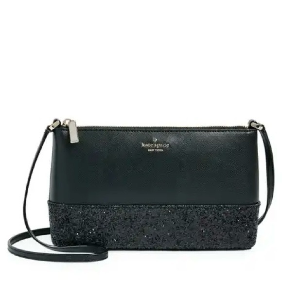 kate spade | Bags | Kate Spade Greta Court Glitter Ramey Crossbody Bag ...